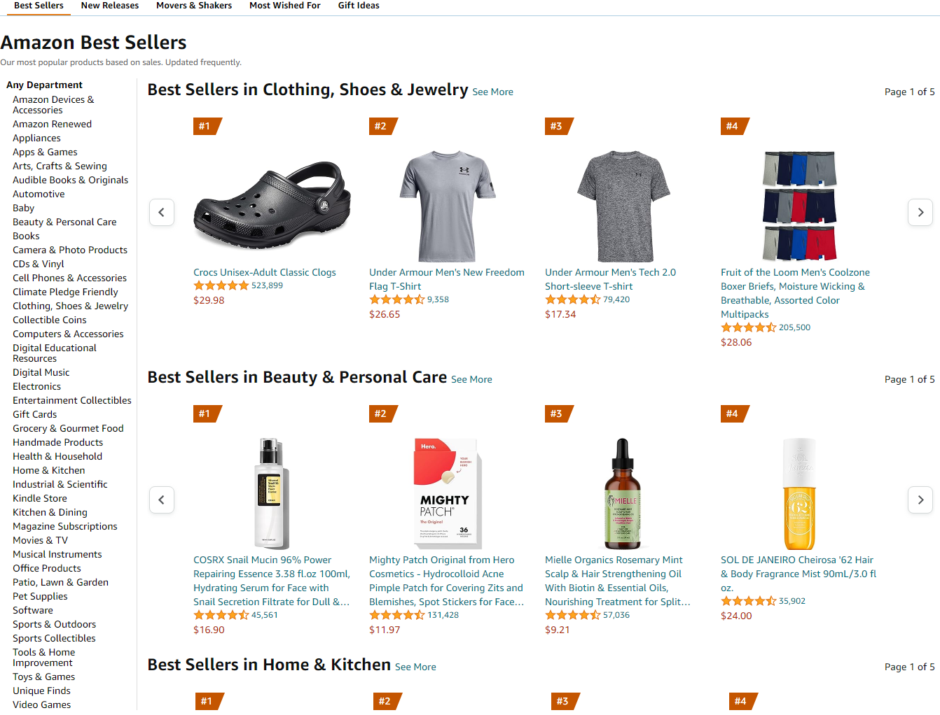 Amazon Best Sellers: Top Selling Products on Amazon - Practical Blogger